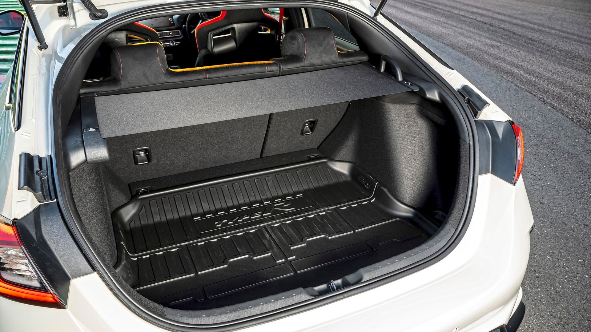Our Civic Type R takes the 'parcel' out of parcel shelf
