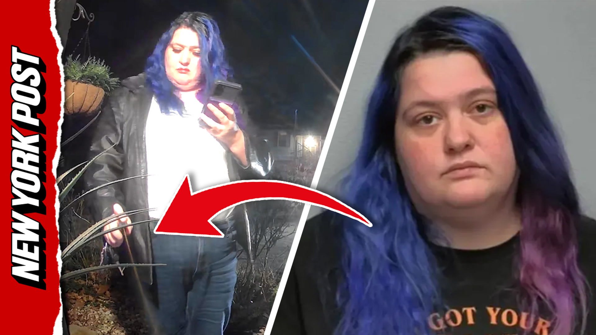 DoorDash driver caught spraying delivery bag claims she was aiming at a ...