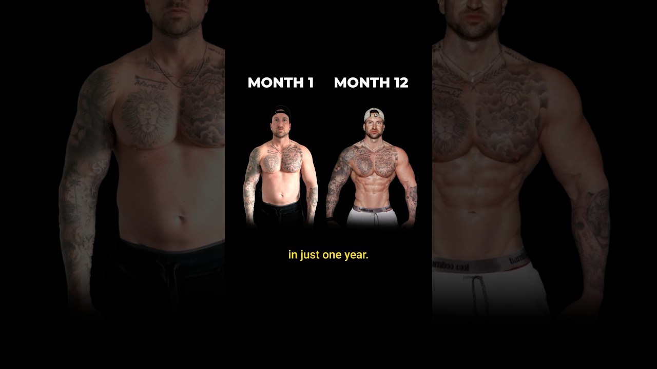 My insane 12 month body transformation revealed
