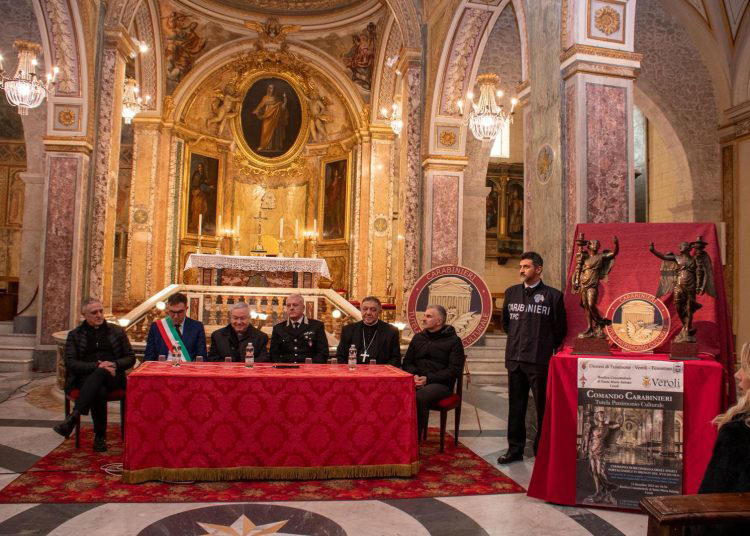 Carabinieri TPC, recuperati due angeli del Seicento