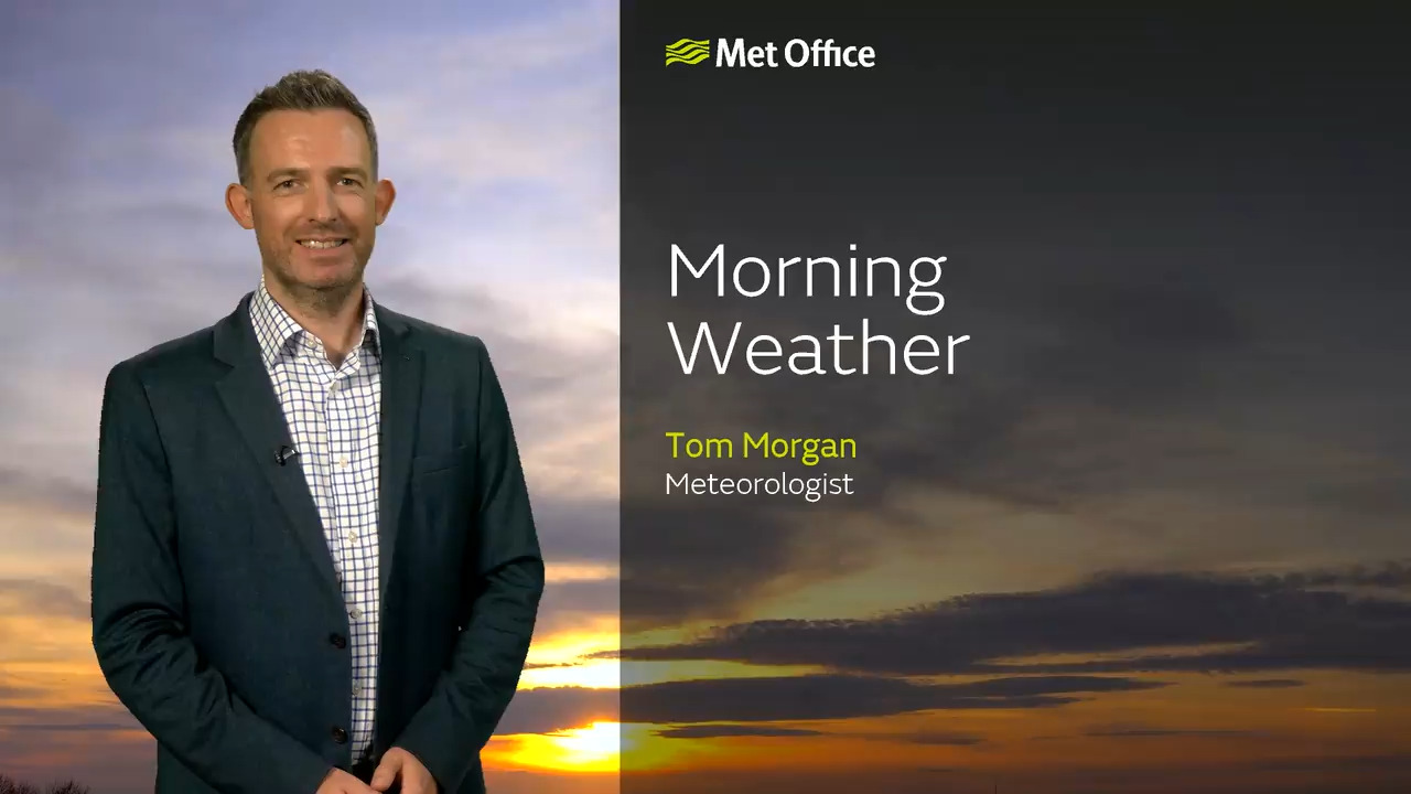Met Office Sunday morning weather forecast 14/09/2025