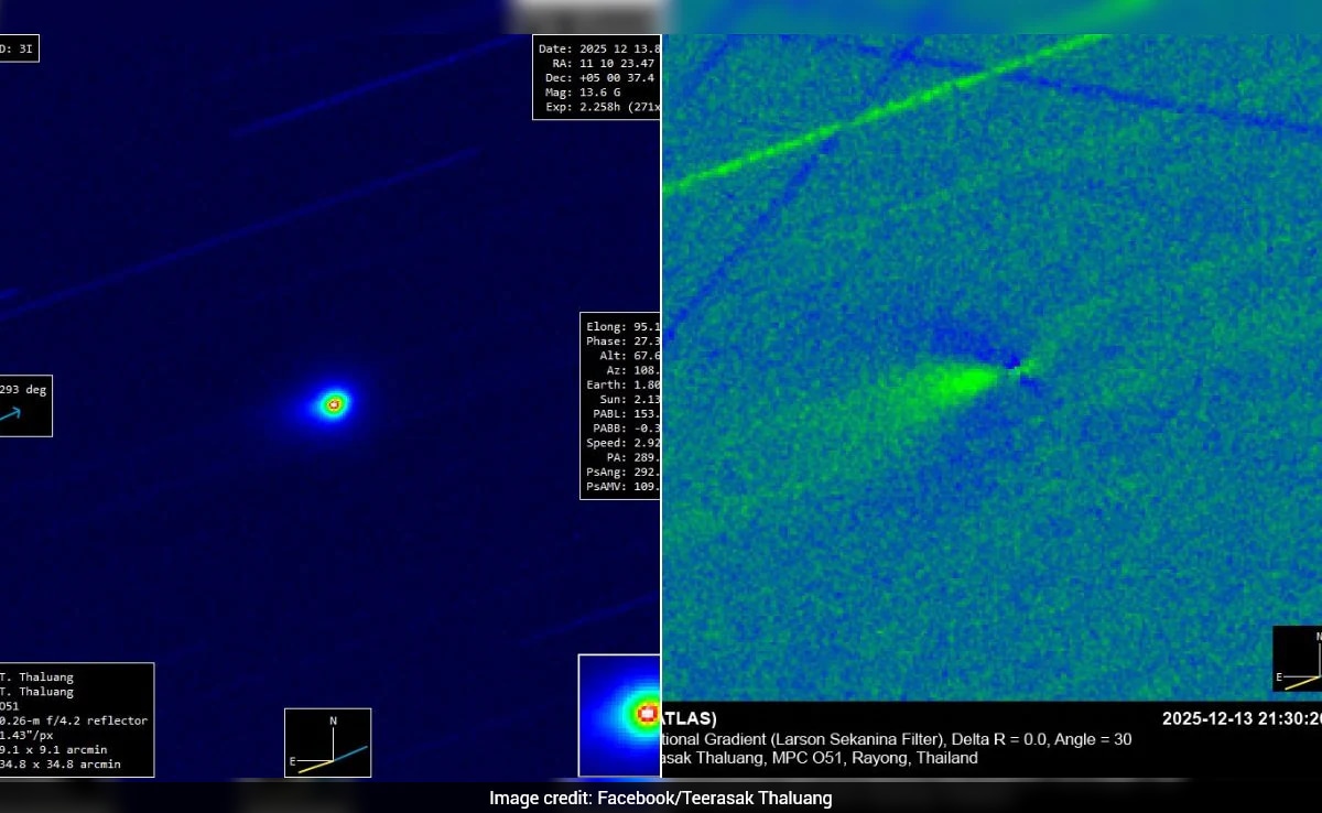 3I/ATLAS still shows anti-tail ahead of closest approach to Earth, says ...