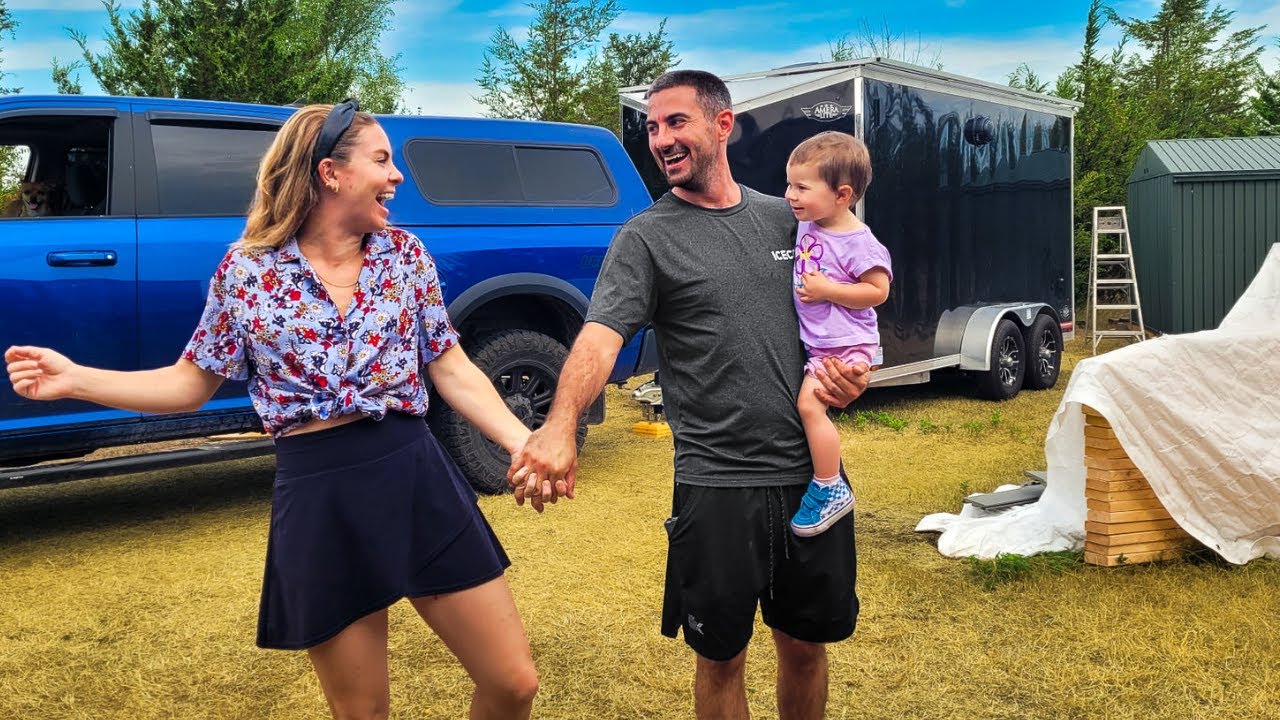 Two off-grid projects, one American family, and just 12 hours to do it