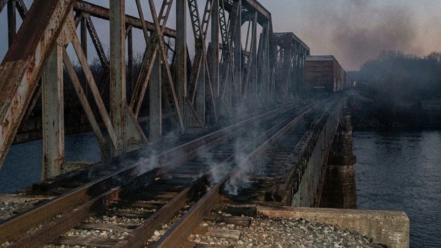 How a passing train set the bridge ablaze and gave railroad executives ...