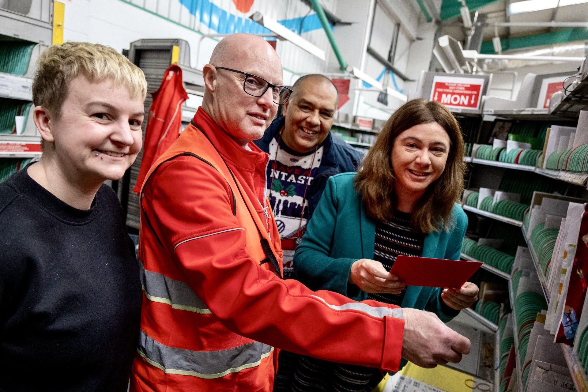 Day in the life - Local MP gives Christmas 'stamp of approval' to ...