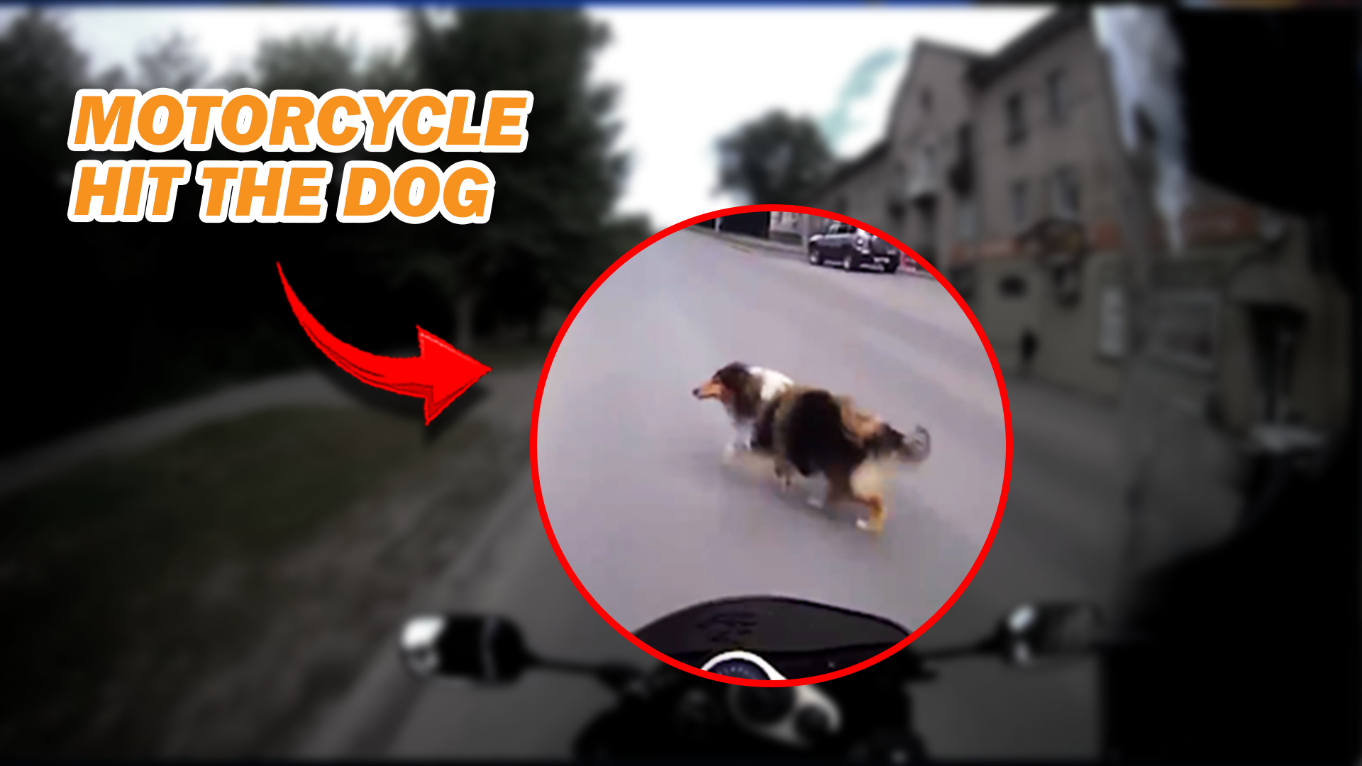 Real motorbike incident footage