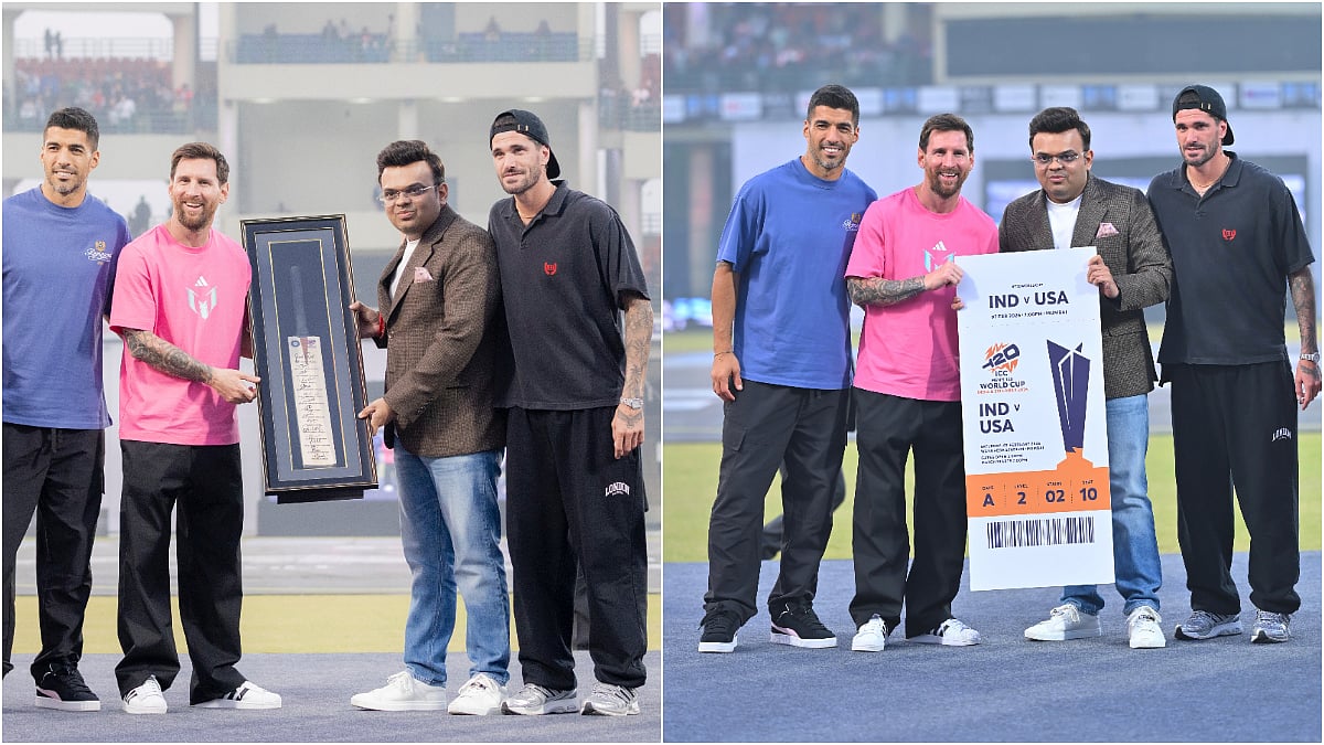 Jay Shah gifts Indian cricket team's jersey No 10, bat & ICC T20 WC ...