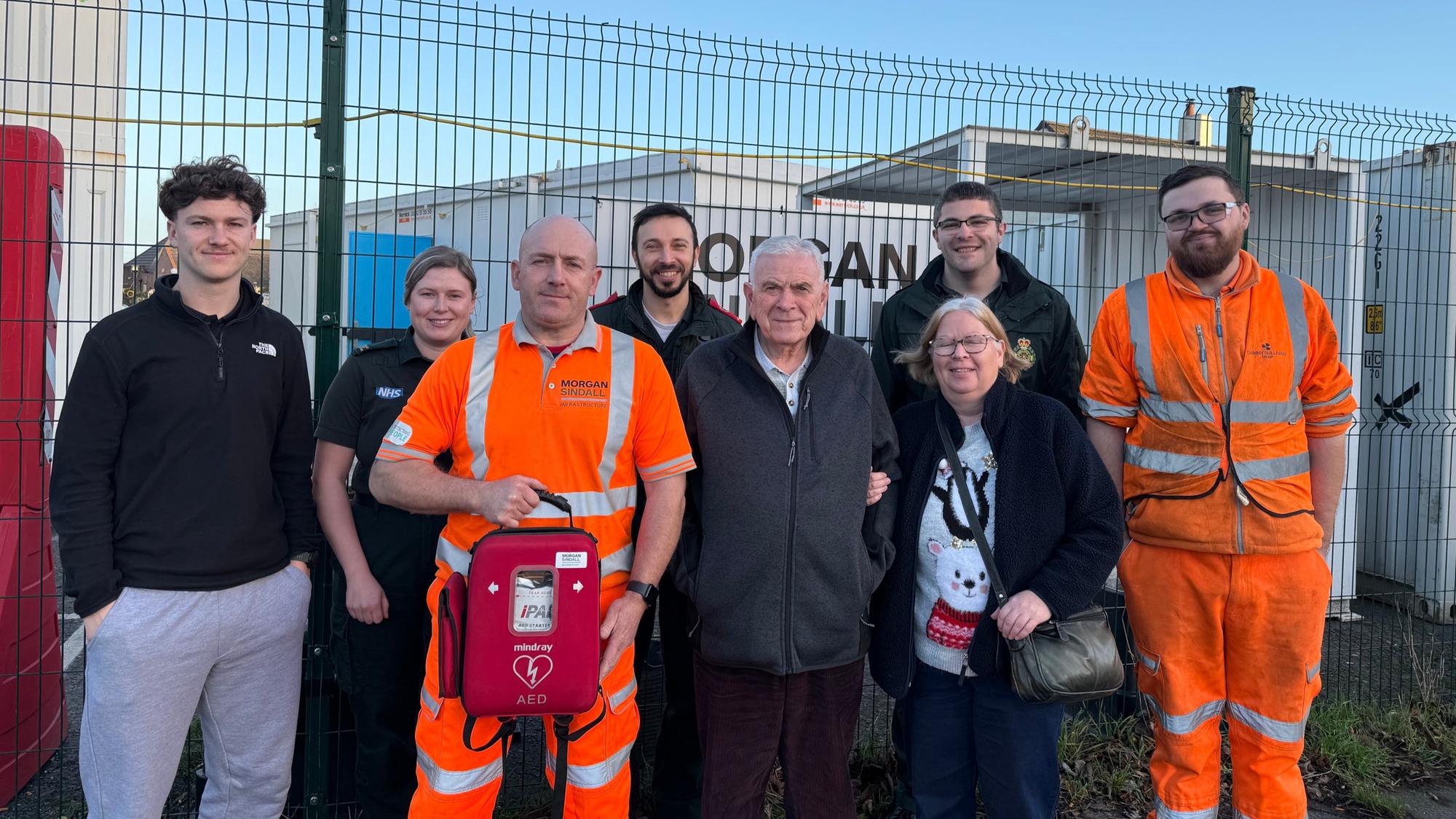 Northumberland cardiac arrest survivor meets the team who saved his life