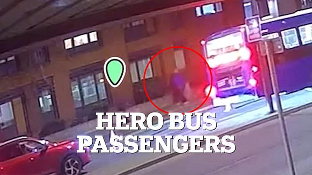 Moment hero passersby save teenage girl from being kidnapped