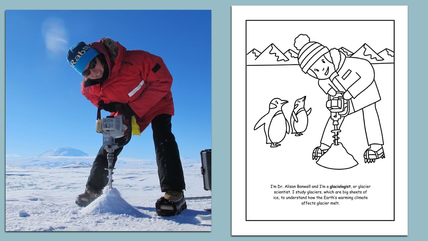 CU scientist featured as coloring-book STEM superhero