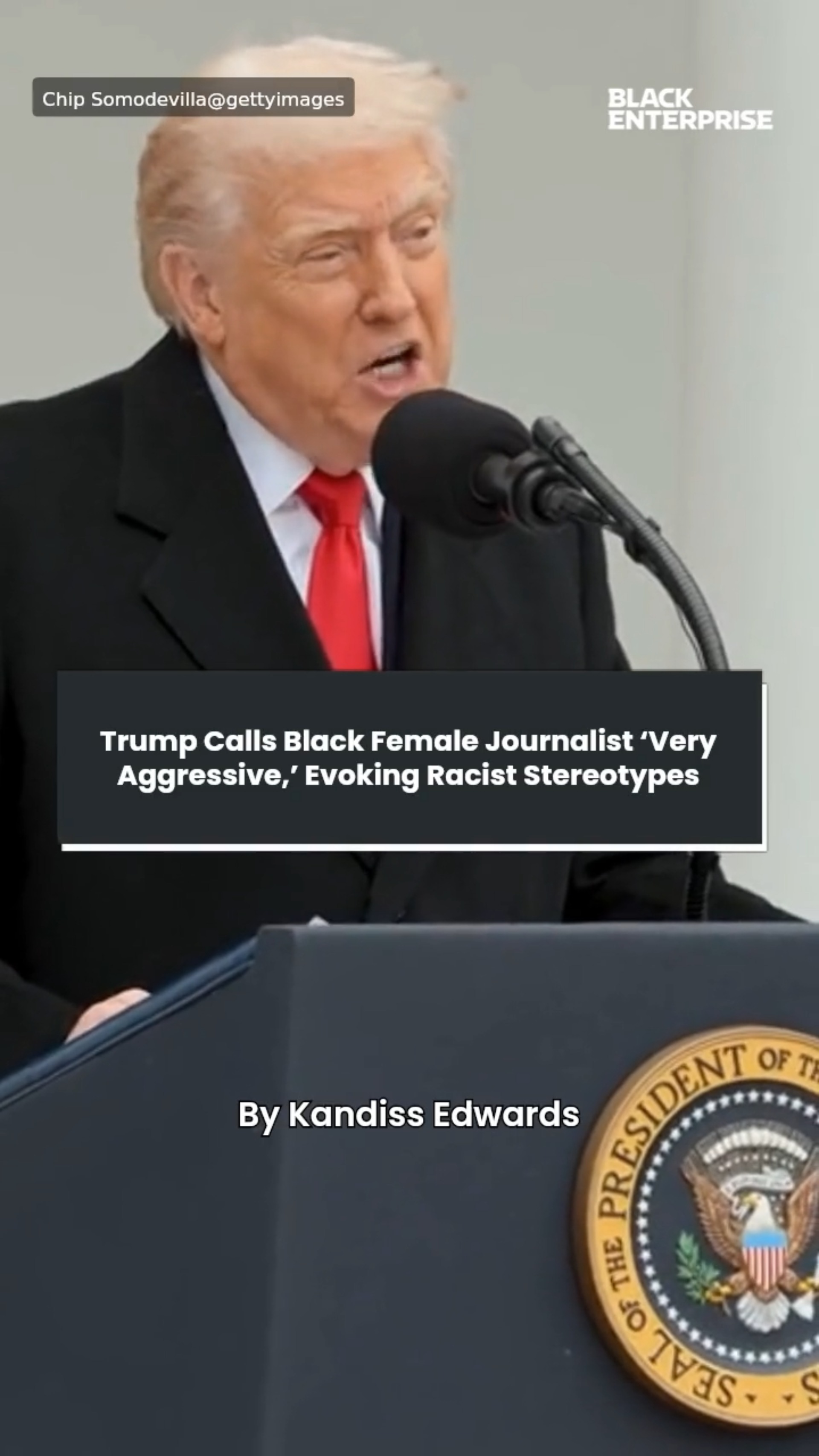 Trump calls Black female journalist 'very aggressive,' evoking racist ...