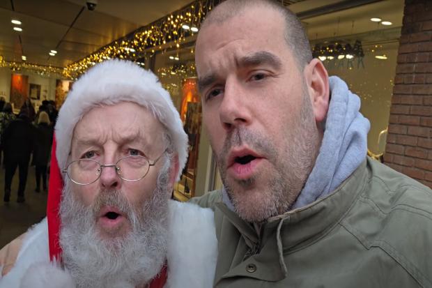 YouTuber Charles Veitch in Worcester where he meets people and films arrest