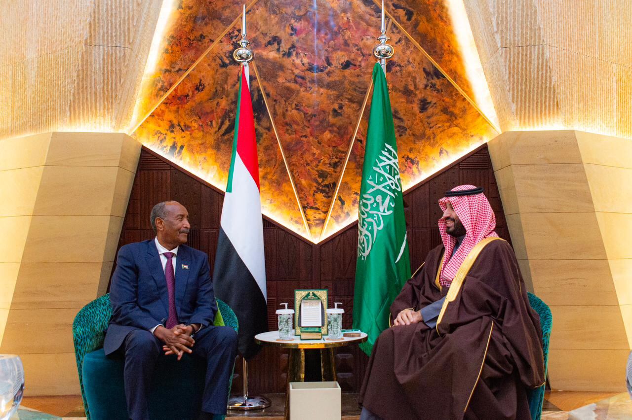 Saudi crown prince holds talks with Sudan’s Al Burhan in Riyadh