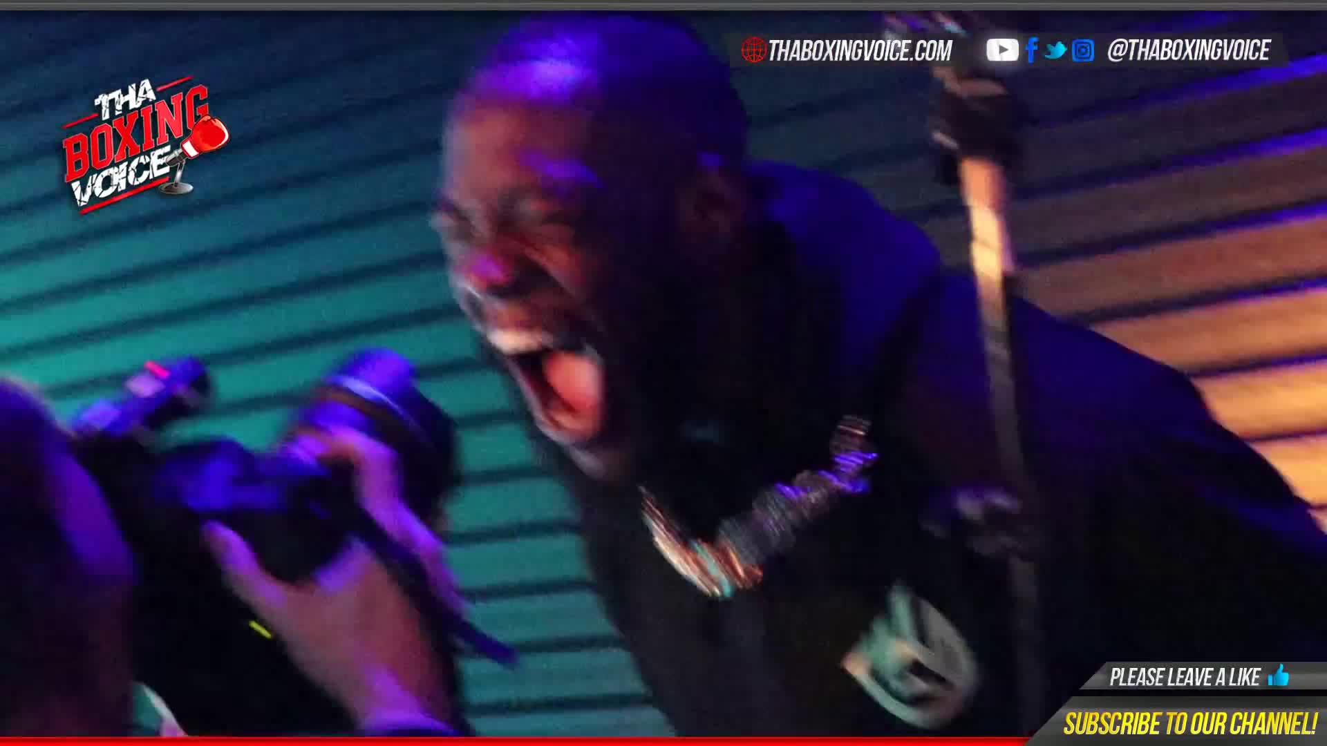 DEONTAY WILDER SCARES THE LIFE OUT OF CAMERA MAN RIPS BOMBZSQUAD