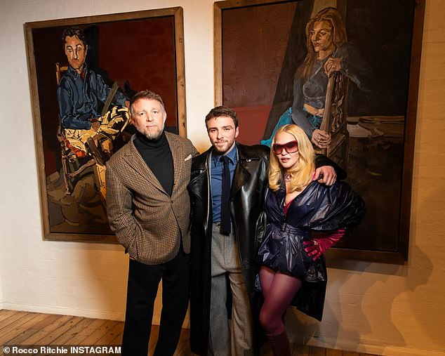 Rocco Ritchie shares picture of his famously warring parents Madonna ...