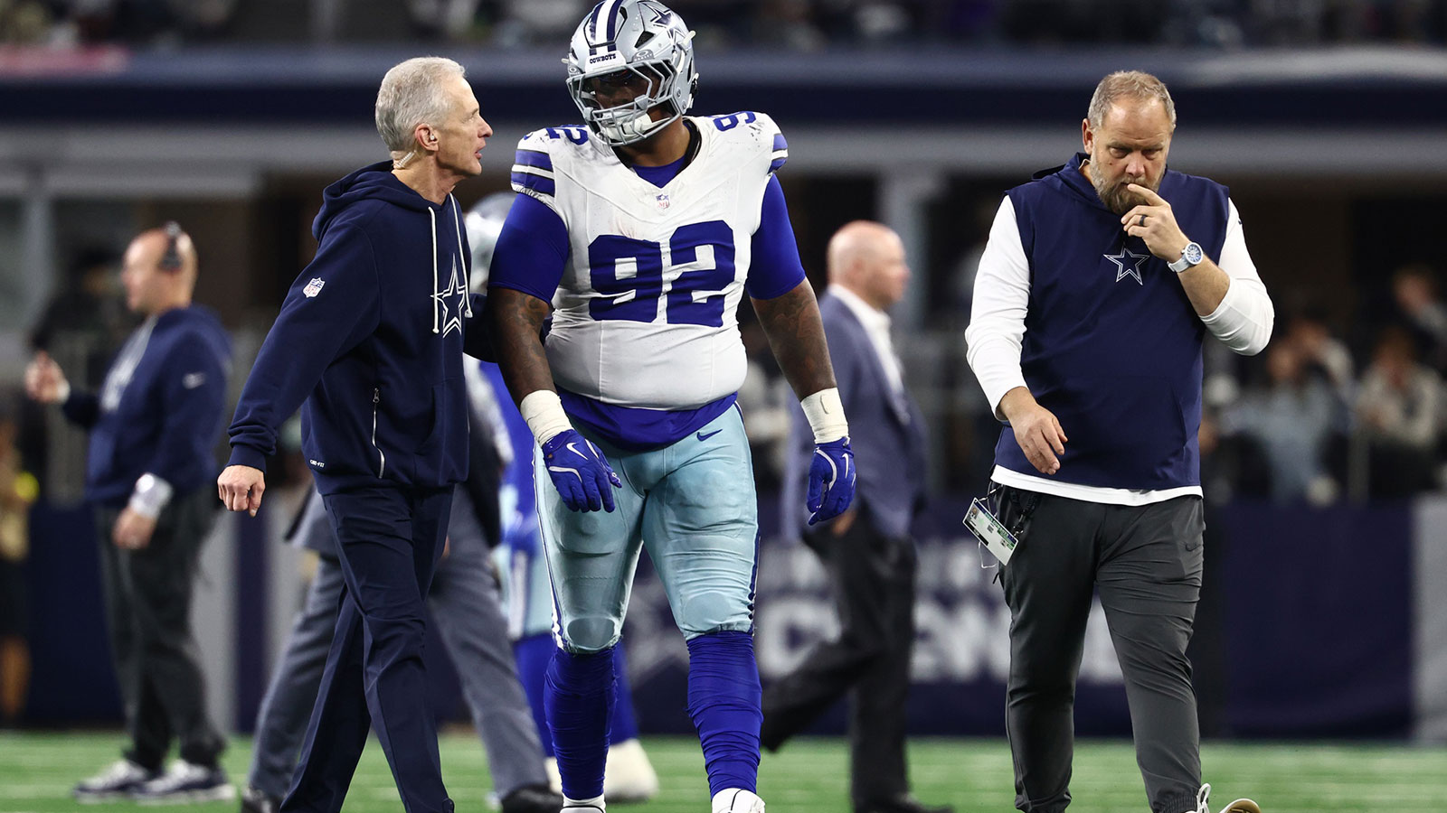 Cowboys’ Quinnen Williams out vs. Chargers after elimination from ...