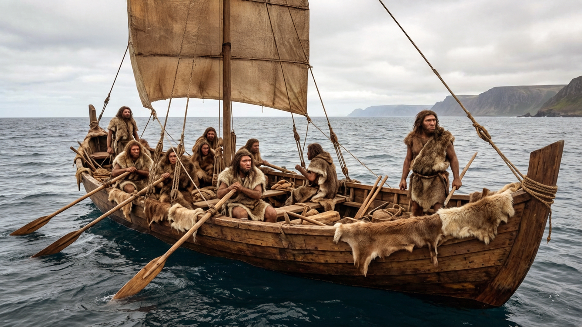 130,000 years ago: Neanderthals reached Mediterranean islands