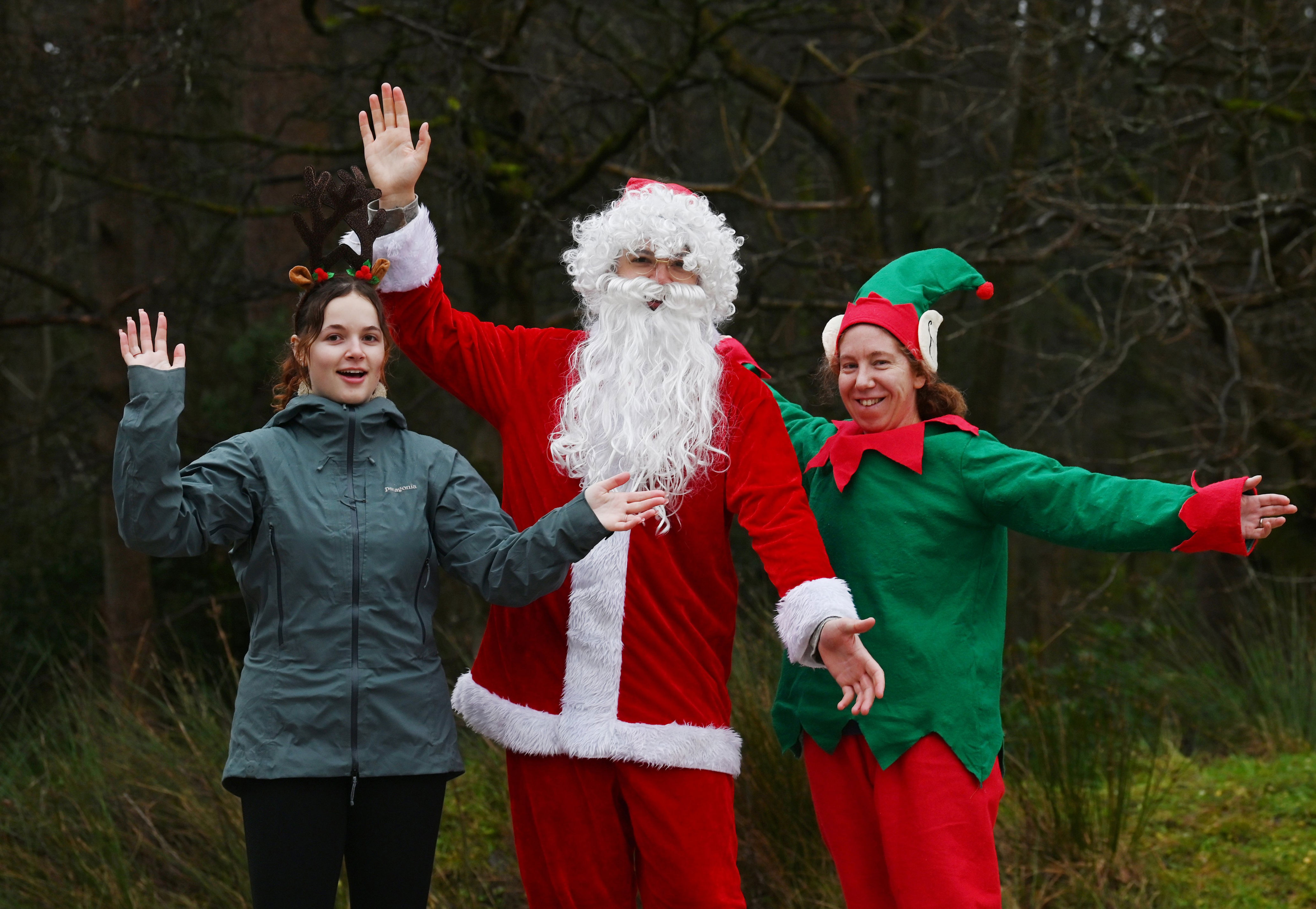 9 fantastic photos of Nicky Nook's Santa Hat Hike 2025 at Wyresdale Park