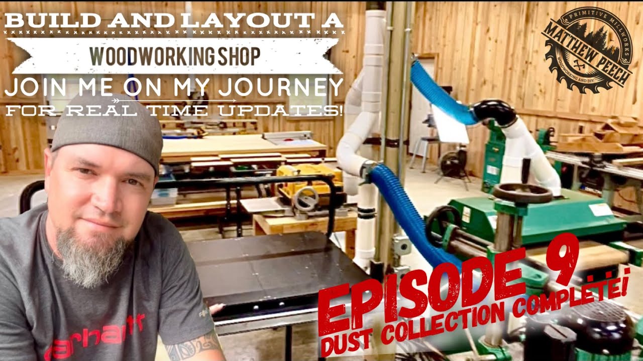 Build a woodworking shop, dust collection complete!