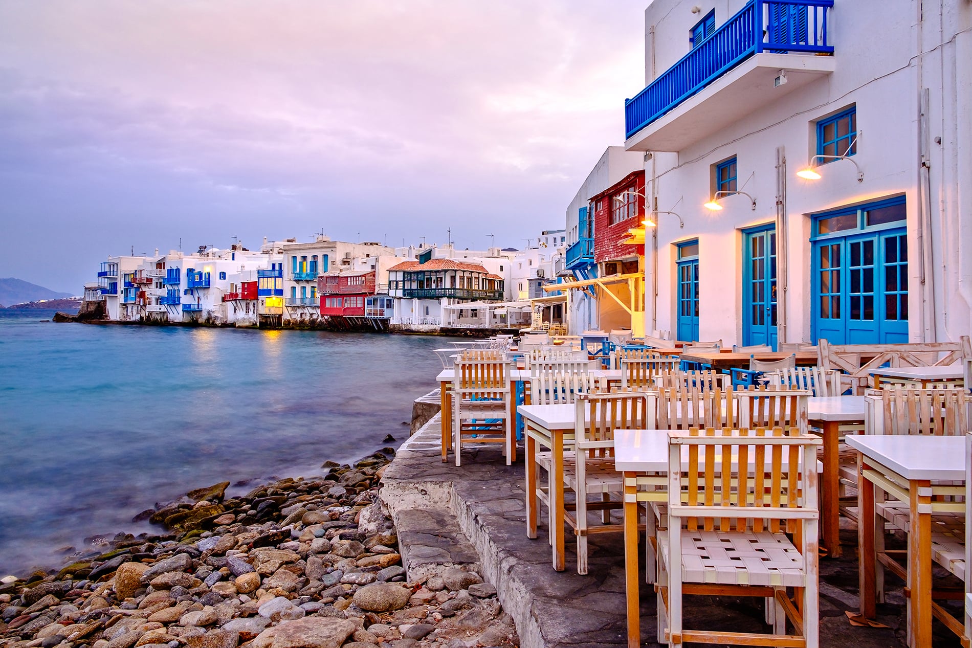 Little Venice: experience Mykonian magic at golden hour