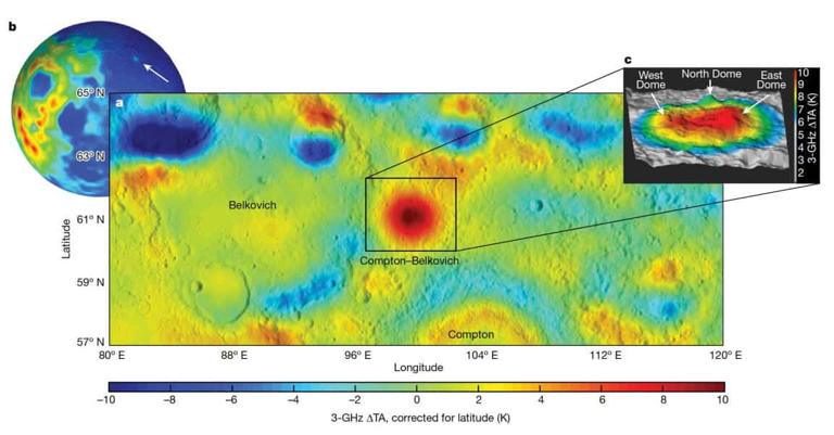 Ancient heat source found beneath the moon’s surface, and it has been ...