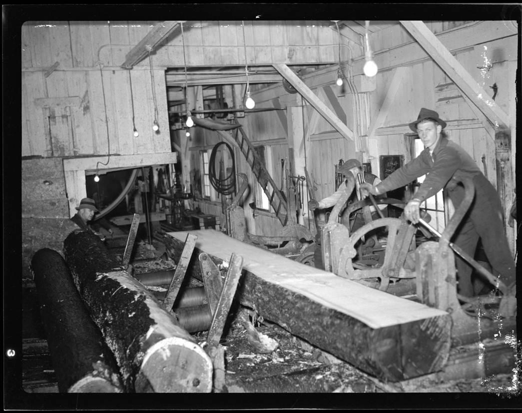 This Virginia furnace poured molten iron down a hillside every night ...