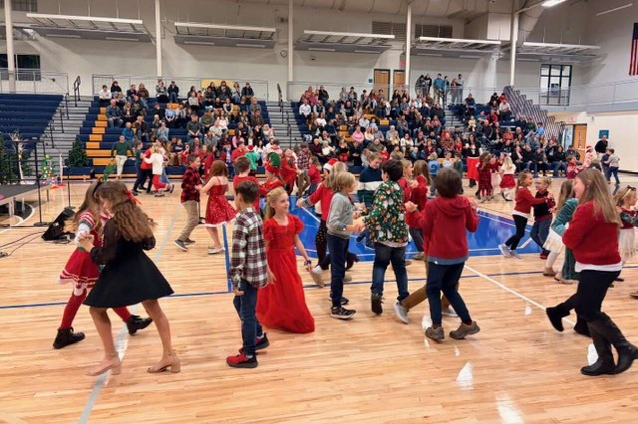Onekama's K-5 students perform holiday sing
