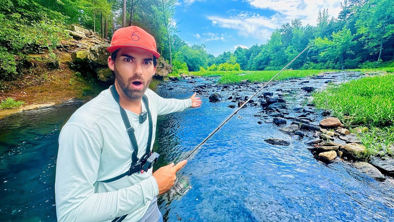 Bitten while fishing a remote river deep in the mountains