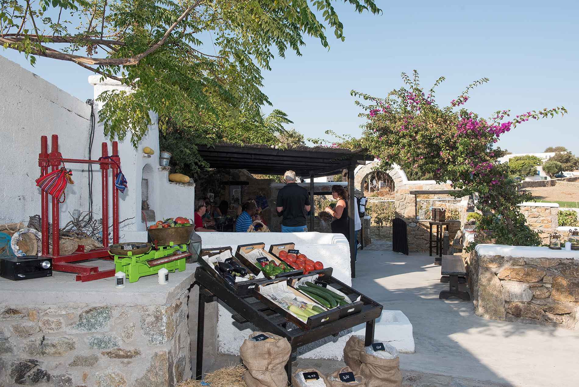 Mykonian Spiti & Farm: Mykonos on a plate