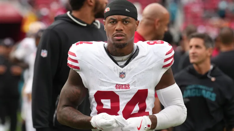 49ers' Kendrick Bourne has hilarious reaction to being 1-yard away from ...