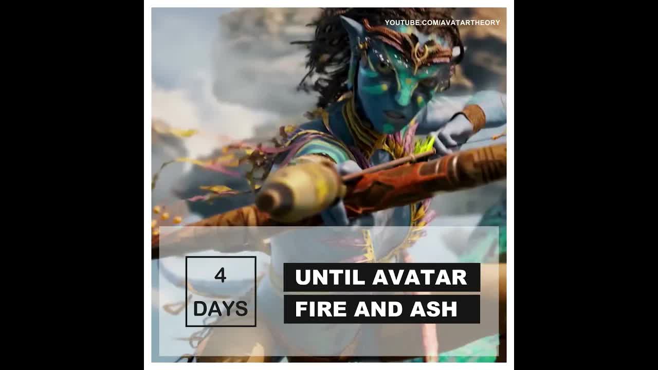 4 days until fire and ash | Avatar 3 countdown