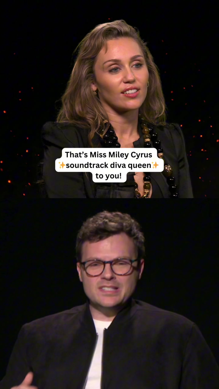 Miley Cyrus jokes about being a 'soundtrack diva queen'
