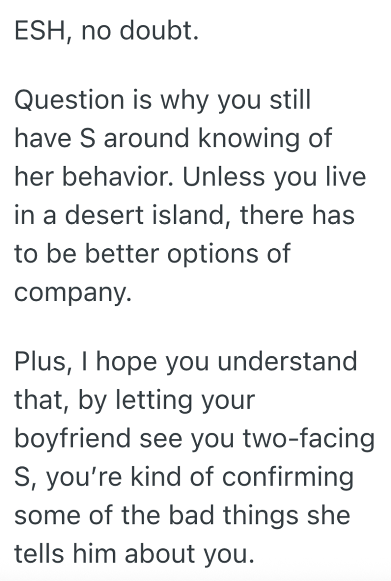 Girlfriend pretends to be nice to her 'friend' who keeps trying to ...