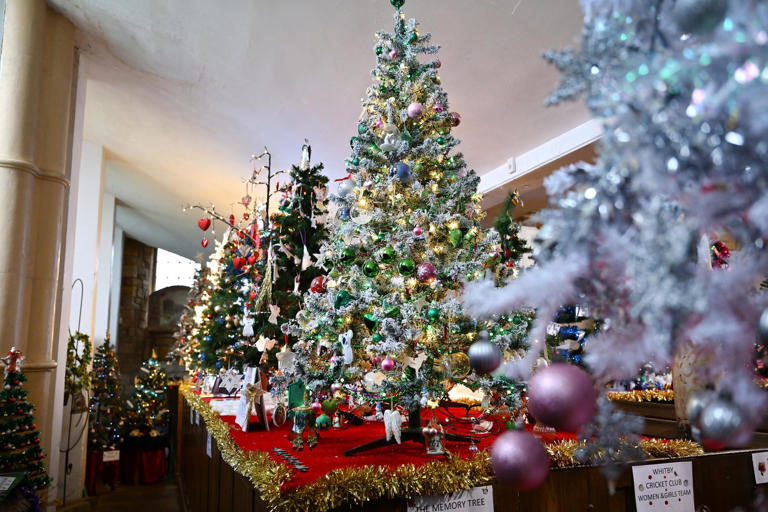 In pictures: Christmas tree exhibition at Whitby's St Mary's Church