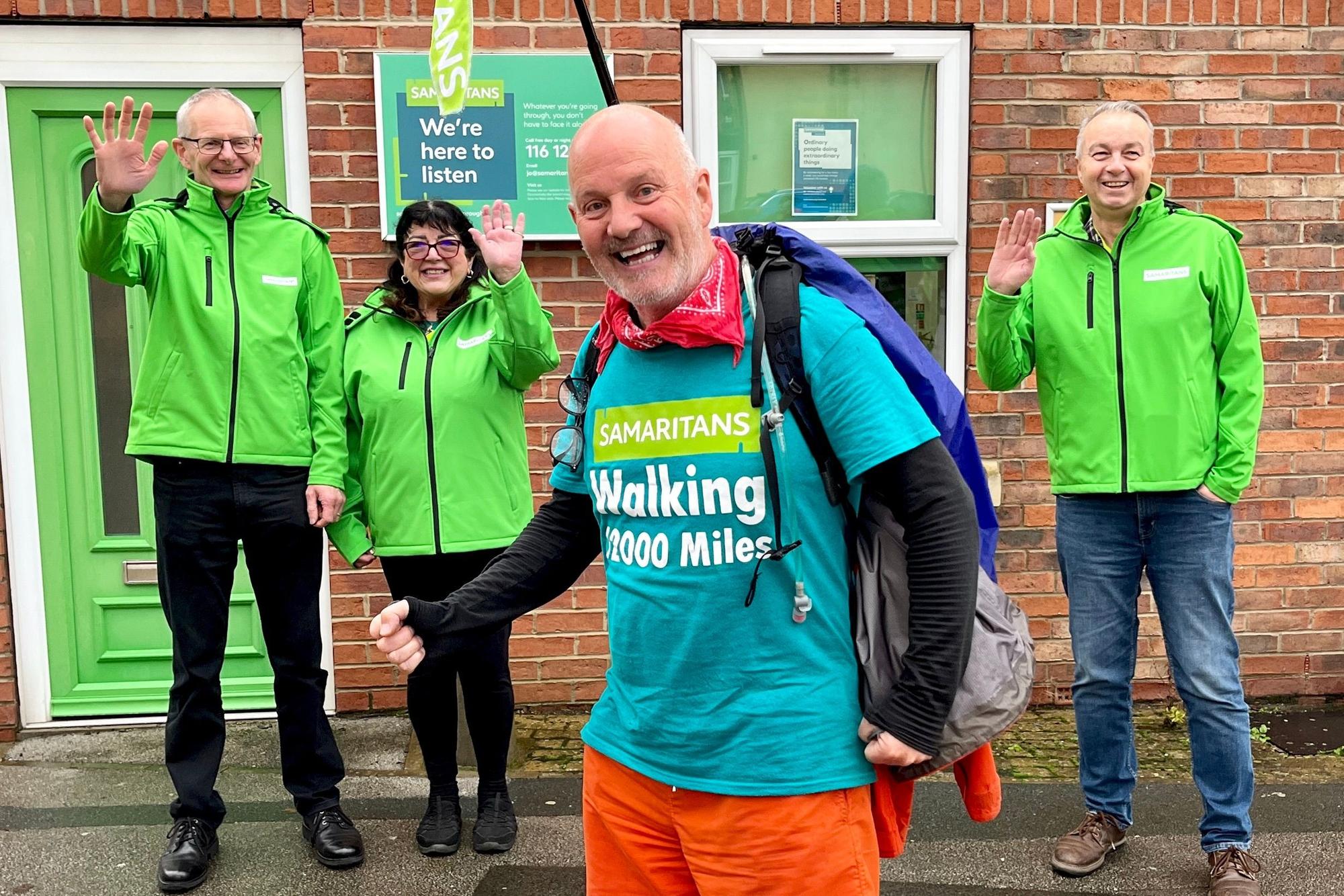 Walker treks between Northallerton and Bridlington for Samaritans