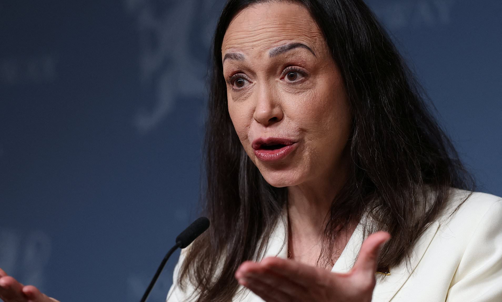 Nobel Peace Prize winner treated for fractured vertebra after escape from Venezuela in fishing boat