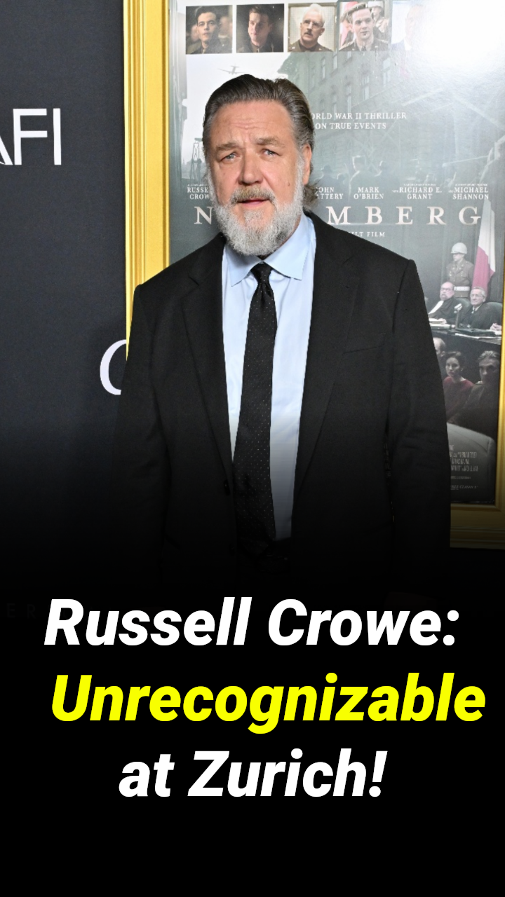 Fans react as Russell Crowe debuts 30-pound weight loss while accepting ...