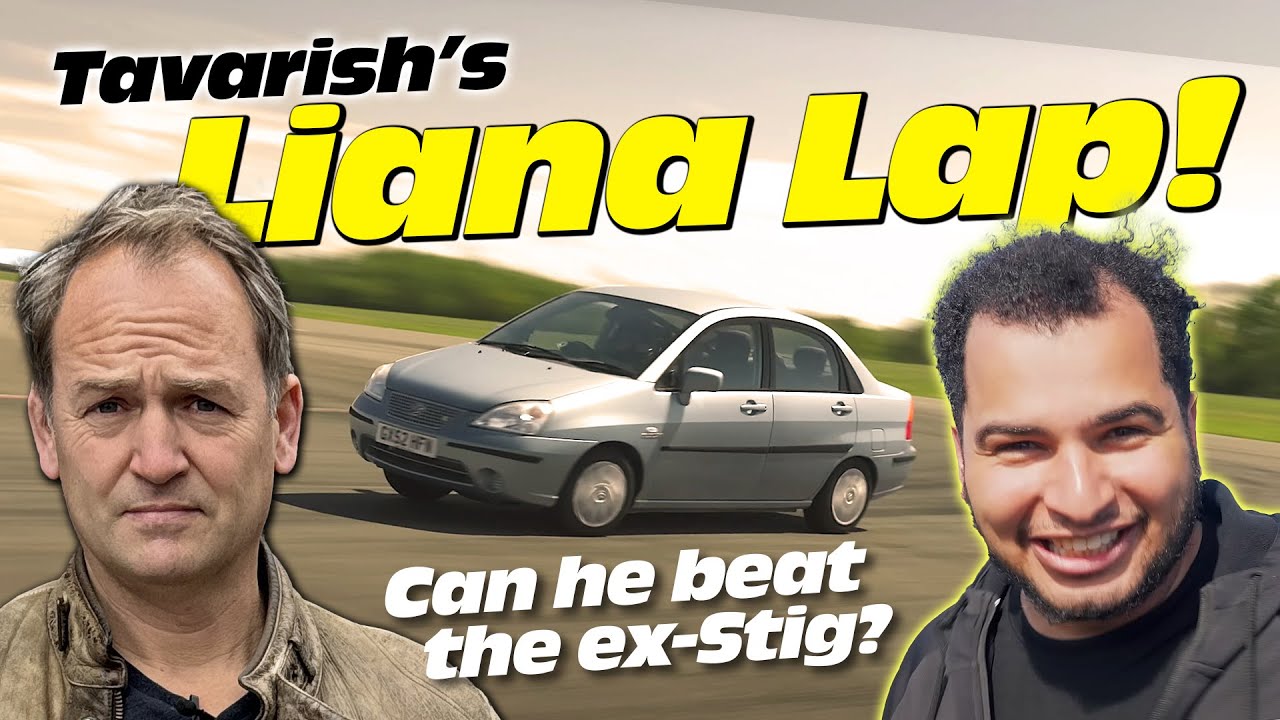 I drive the Suzuki Liana on the Top Gear track!🚗