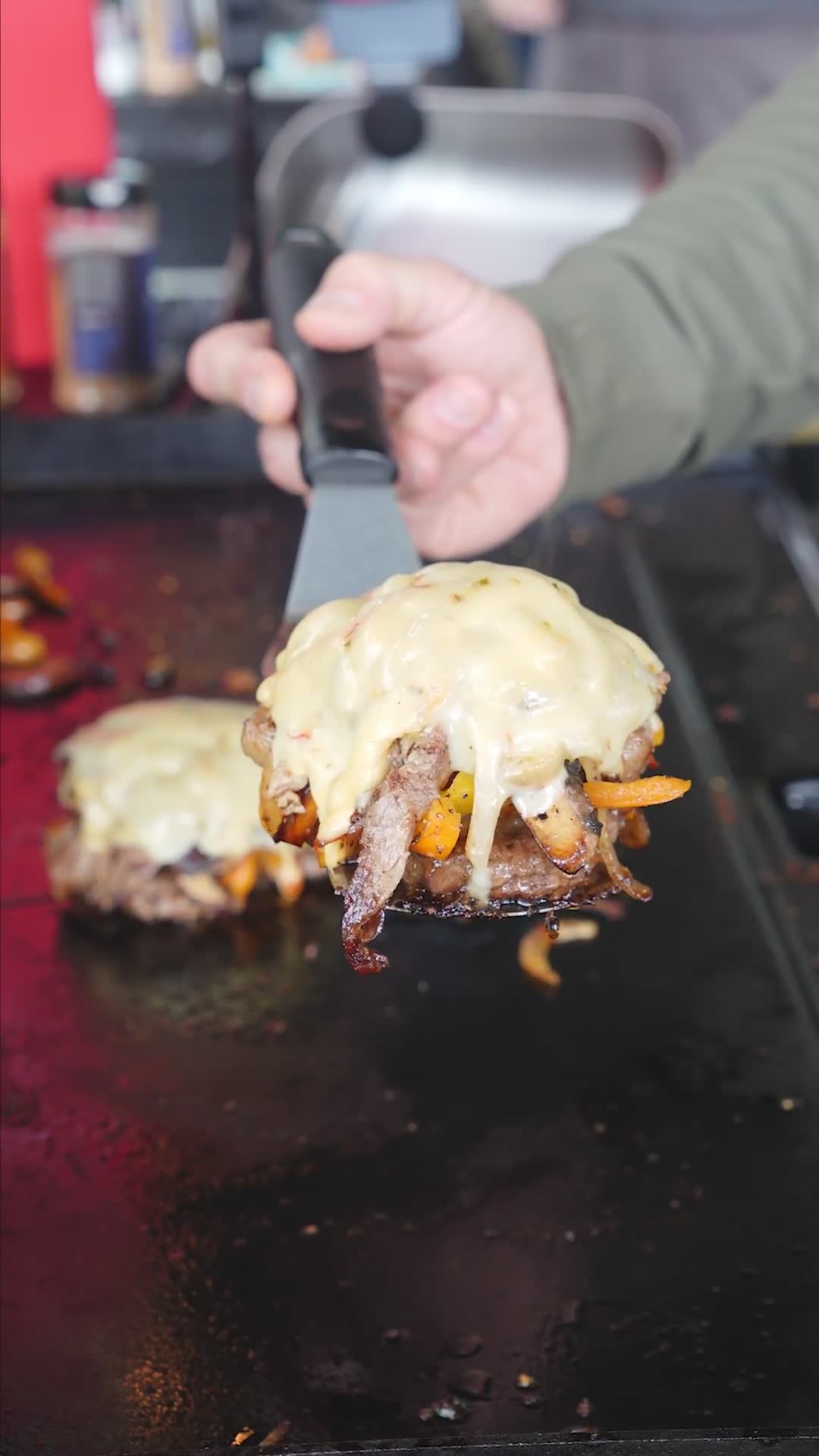 Elevated Philly cheesesteak with premium ingredients