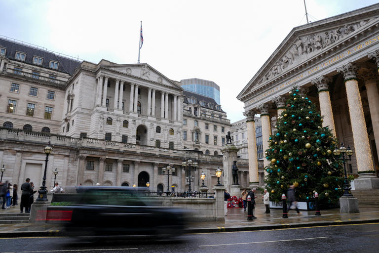Interest rates set to be cut by Bank of England ahead of Christmas