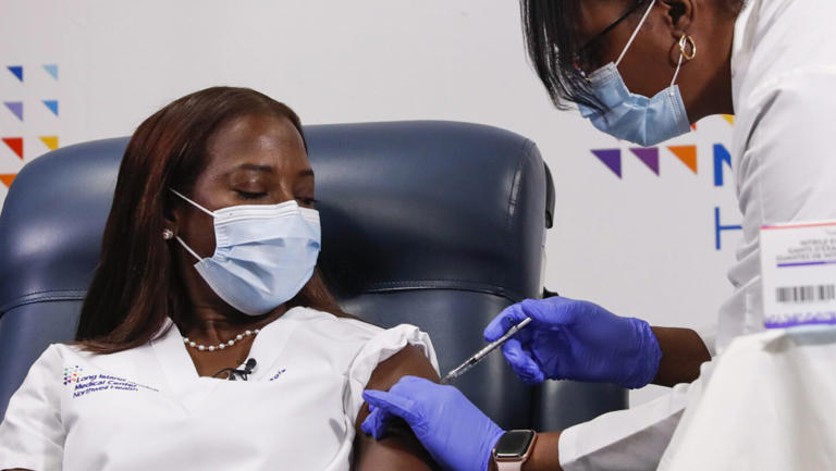 Sandra Lindsay reflects on pandemic and being first person in US to ...