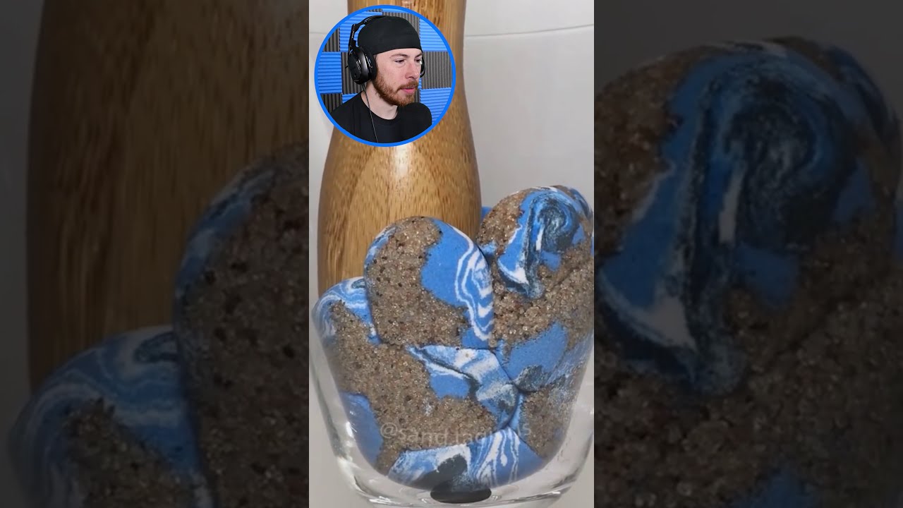 Why the flow of sand creates a calming visual effect