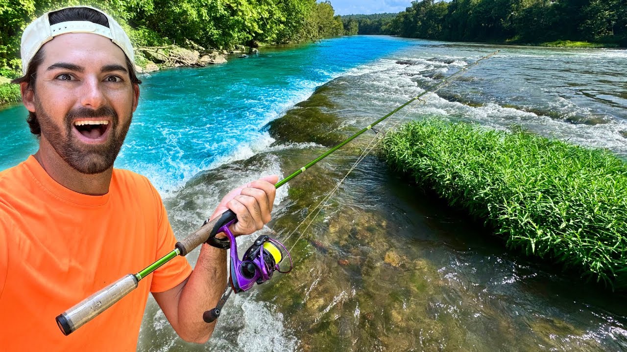 Fishing was so intense that my rod got completely broken