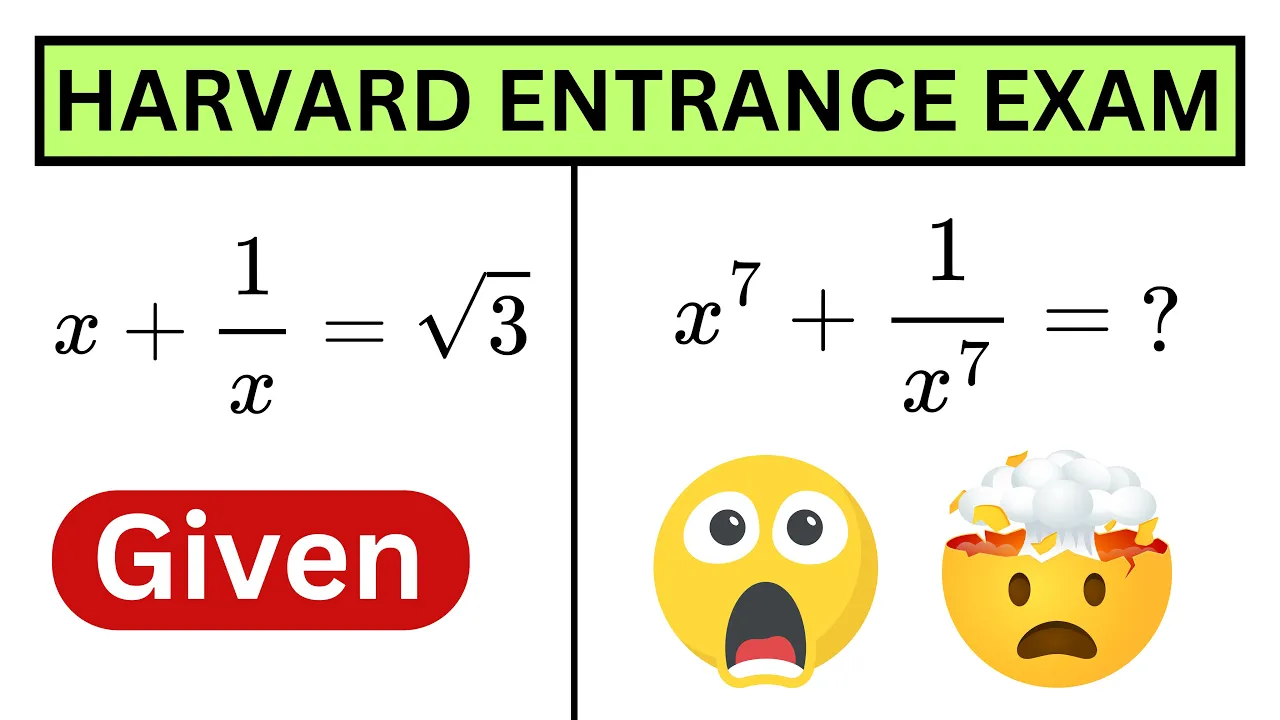 This math problem will blow your mind — watch the solution unfold