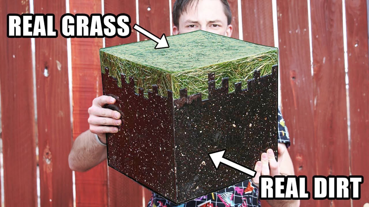 Watch me create a massive Minecraft block!