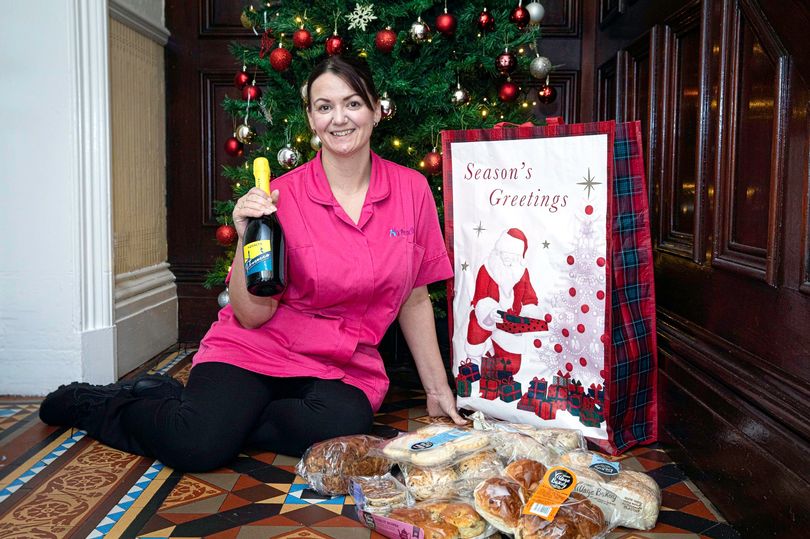 860 staff at North Wales company all got special hampers this Christmas