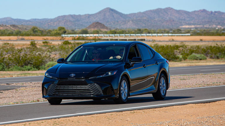 Inside Toyota's test track: Sideways Camrys, hydrogen trucks, and one ...