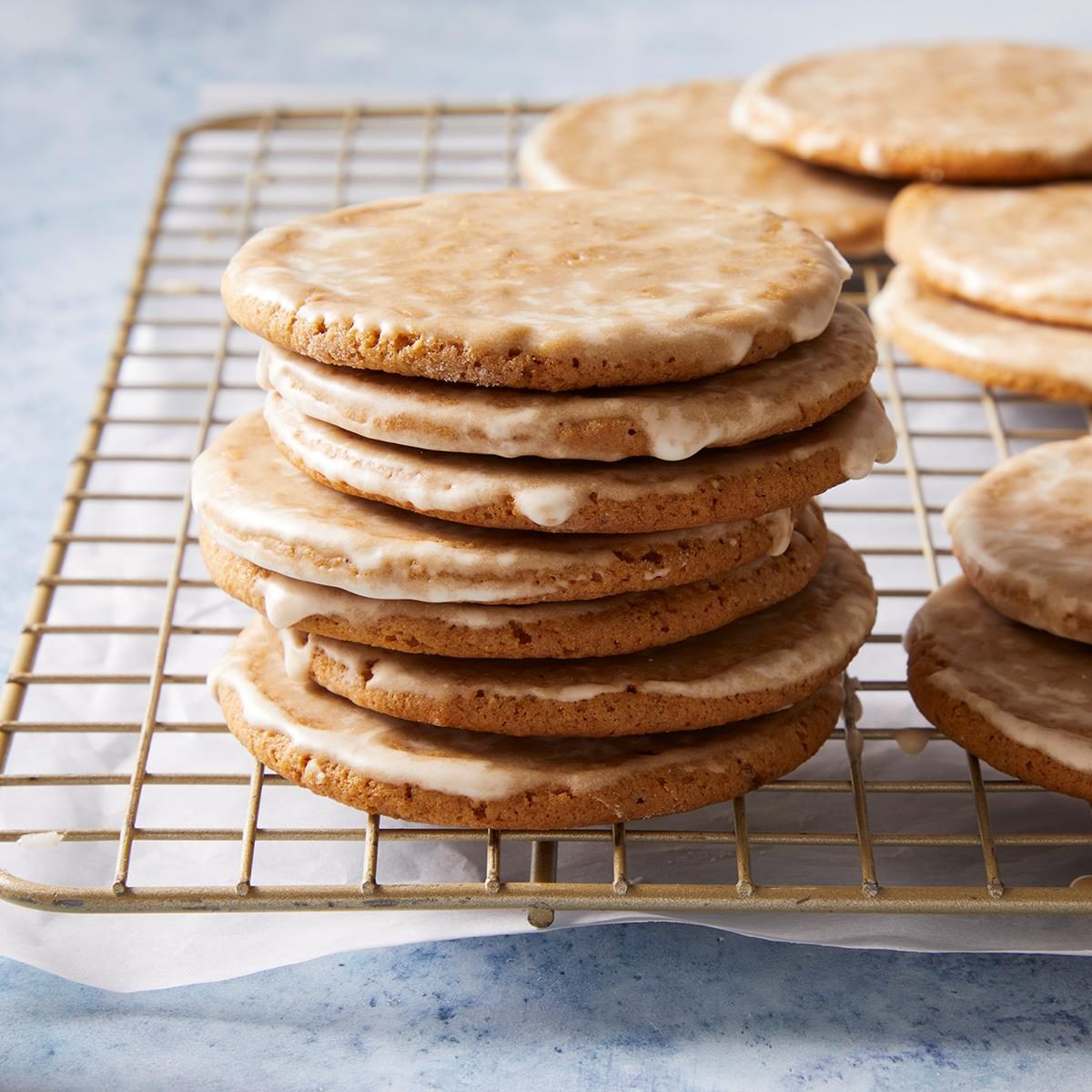 Gingerbread latte cookies