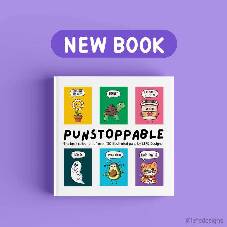 My 36 punny cartoons to make you laugh, because bad puns are 'how eye roll'
