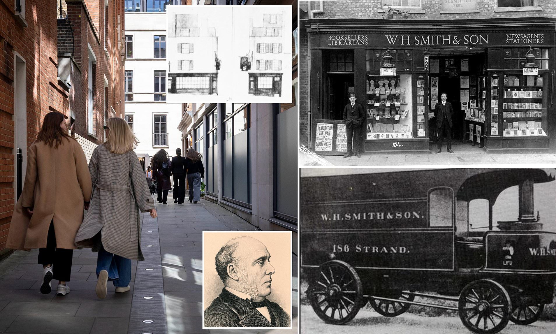 The hidden street where the first WH Smith newsstand opened in 1792